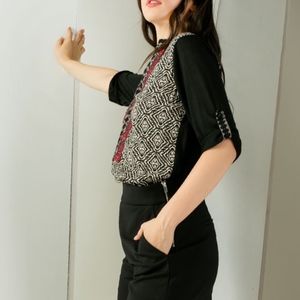 THML | Tops | Nwt Thml 34 Sleeve Embroidered Top | Poshmark